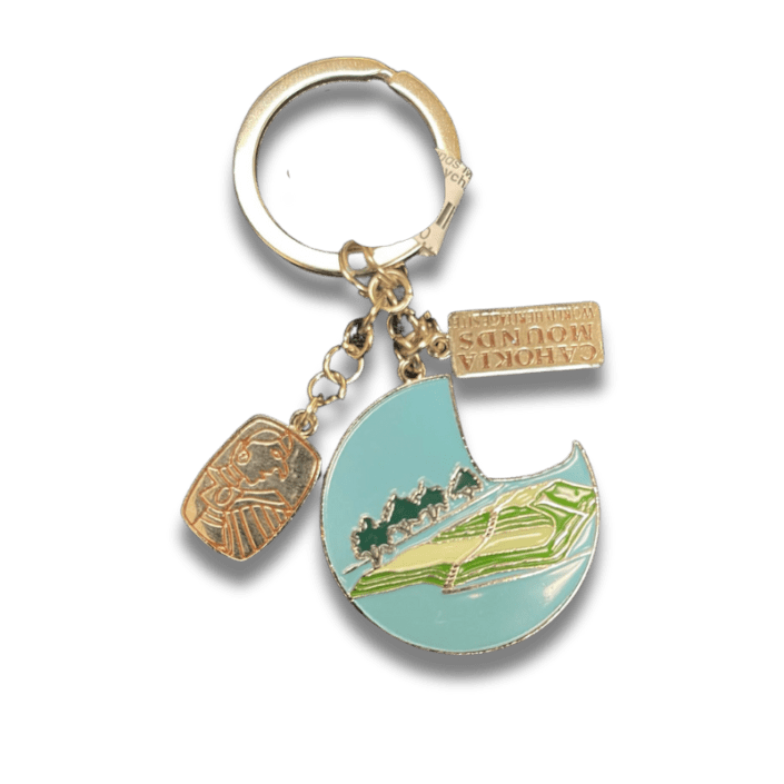 Cahokia Mounds Interlocking Keychain – Cahokia Mounds State Historic Site