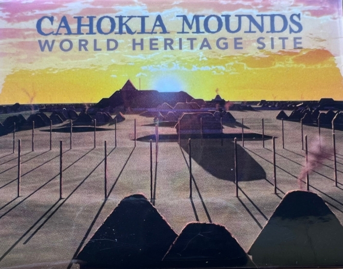 Cahokia Mounds Prehistoric Civilization Magnet – Cahokia Mounds State ...
